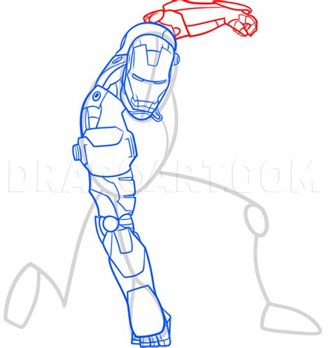 How To Draw Iron Man By Dawn Cartoon Drawings Drawing