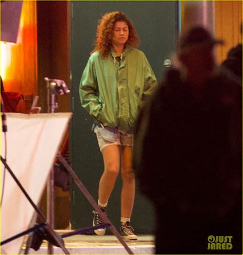 Zendaya Spotted On Late Night Euphoria Shoot For Season 3 Photo