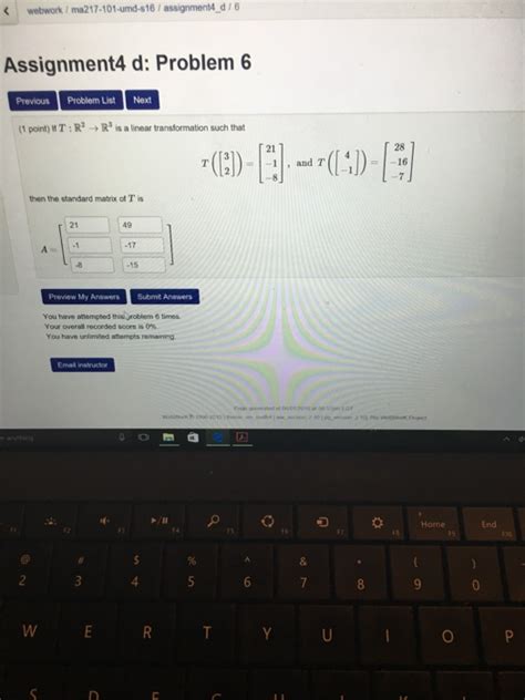 Solved Webwork Ma Umd Assignment D Chegg Com