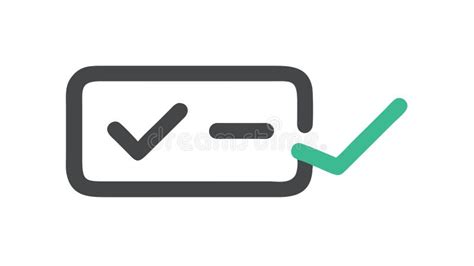 Checked Checkbox Outline Vector Icon For Selection Completion Task Vector Design Generative Ai
