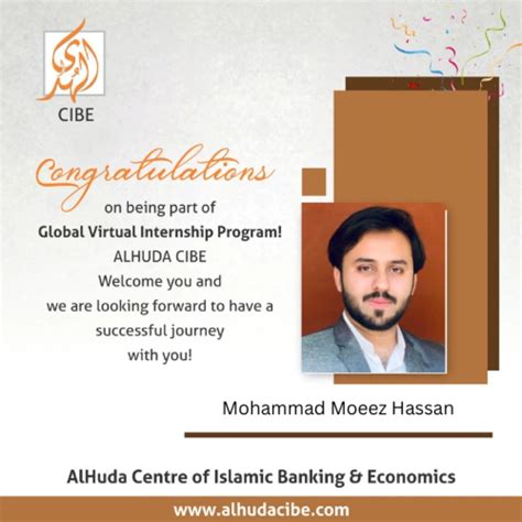 Muhammad Moeez Hassan On Linkedin Newinternship Islamicfinance Alhudacenter Learningandgrowing