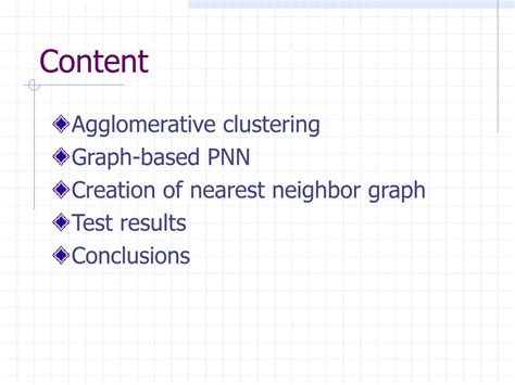 Ppt Fast Pnn Based Clustering Using K Nearest Neighbor Graph
