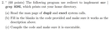 Solved Using Linux Only Please Upload A Screenshot Of The