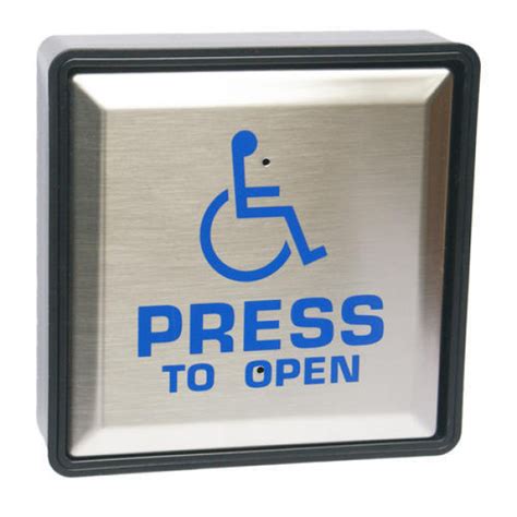 Mm Hardwired Square Push Pad