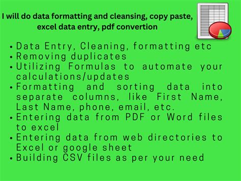 A Cleansed Formatted Excel Spreadsheet Upwork