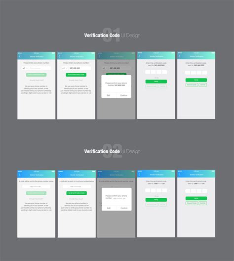 Verification Code Ui Design On Behance