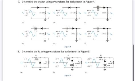 7 Determine The Output Voltage Waveform For Each