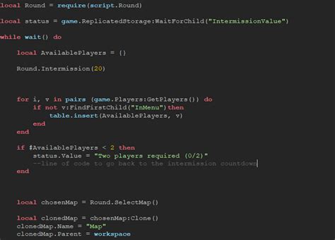 how to skip lines of code scripting support developer forum roblox
