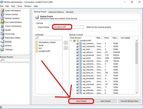 Solved Backup Database Greyed Out In Mysql Administrator Up