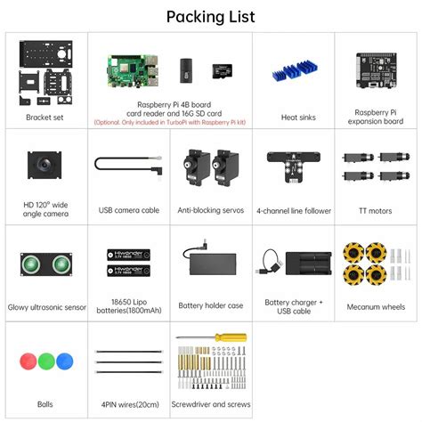 Turbopi Raspberry Pi Omnidirectional Mecanum Wheels Robot Car Kit With Camera At ₹ 1974999
