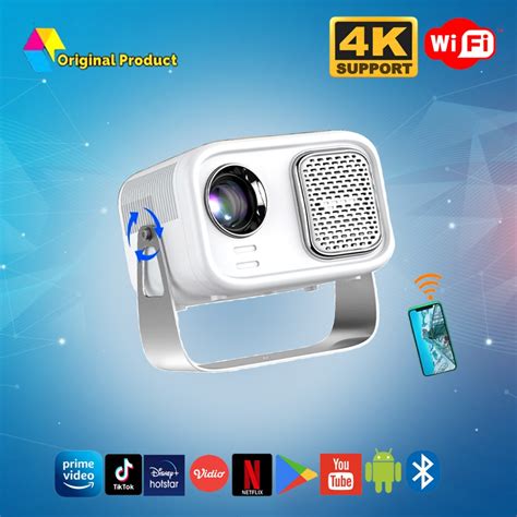 Jual Proyektor Android Mini Wifi Bluetooth Proyektor Mini Proyektor 6000 Lumens Projector