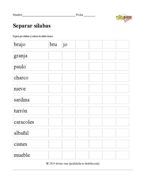 Cómo Separar En Sílabas Las Palabras Relacionadas Con Aves Loros Y