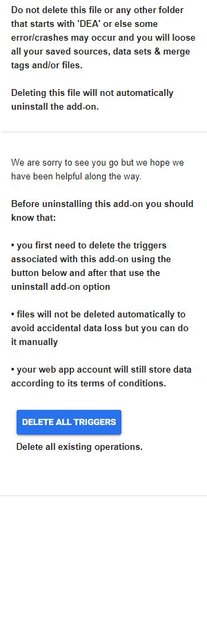 About Deleting All Existing Operations Unfolding