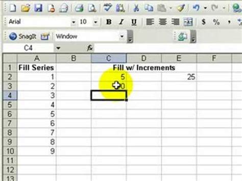 AutoFill Options In MS Excel YouTube