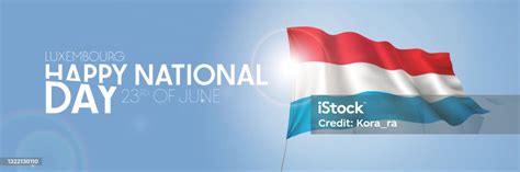 룩셈부르크 해피 내셔널 데이 인사말 카드 템플릿 텍스트 벡터 일러스트와 배너 룩셈부르크에 대한 스톡 벡터 아트 및 기타 이미지 룩셈부르크 룩셈부르크 시 공휴일