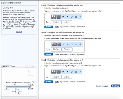 Solved To Determine The Reaction Forces At Supports On A