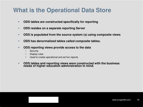 Ppt Operational Data Storeods Functional Training Powerpoint