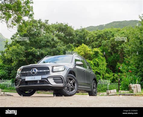 Hong Kong China July 15 2024 Mercedes Benz Glb 2024 Test Drive Day