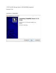 CSIS 354 D01 Message Queues With RabbitMQ Assignment BCook Docx CSIS