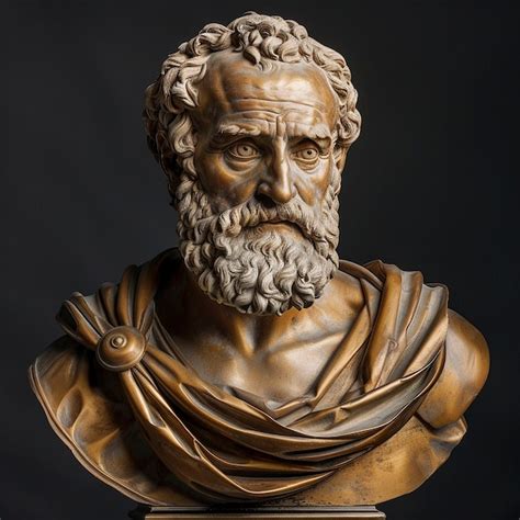 View Of Bust Figure From Ancient Greece Ai Generated Image