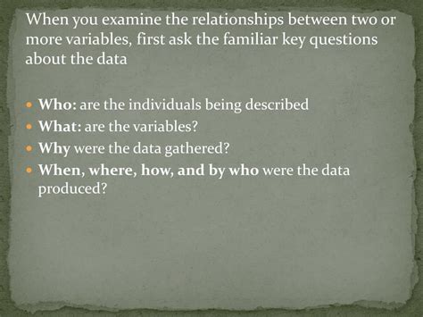 PPT Examining Relationships Between Variables PowerPoint Presentation ID