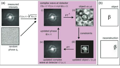 3 Iterative Reconstruction Of Coherent Diffraction Images A The