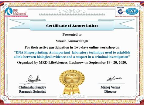 Vikash Kumar Singh On Linkedin Internship Lifesciences