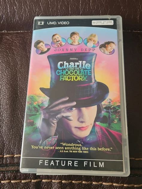 Charlie And The Chocolate Factory Sony Psp Umd Video Movie Johnny Depp C34 £1055 Picclick Uk