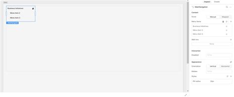 navigation component no longer shows option for background color for