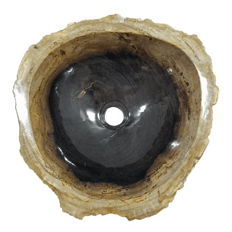 Bestel De Fossiel Houten Wasbak Zwart · 22780 Online Bij Bregt Objects