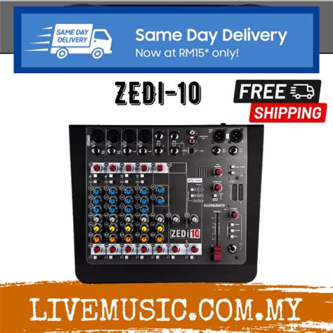 Allen And Heath Zedi 10 Mixer And Usb Audio Interface Zedi10 Zedi 10 Lazada