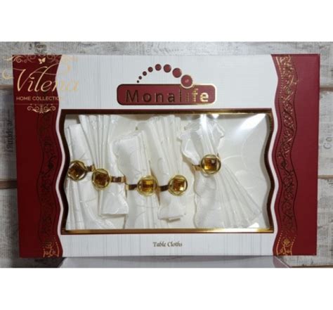 Monalife Скатерть с салфетками V-01076. vilenatex