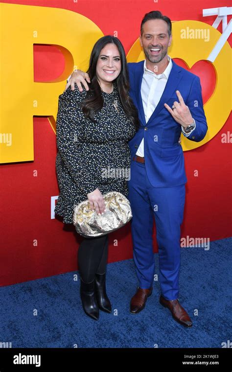 Danielle Kosir And Nick Kosir Attend The Premiere Of Universal Picturess Bros At Amc Lincoln