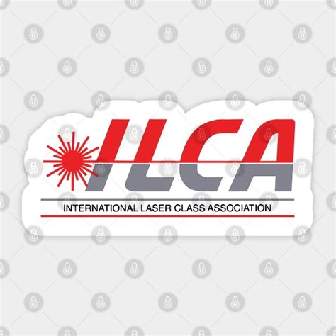 Ilca Logo Laser Sailing Class Laser Sailing Class Sticker Teepublic