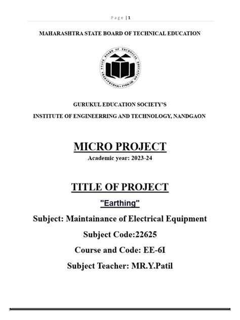 mee maicro project report pdf pdf electrical engineering electricity