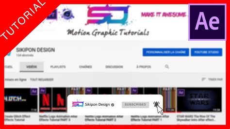 Youtube Subscribe Button Animation Template Free Download Upotgroovy