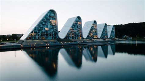 Henning Larsen Completes The Wave On The Vejle Fjord In Denmark