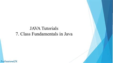 Java Tutorials Class Fundamental In Java Youtube