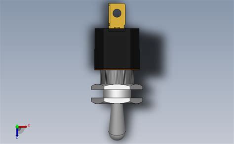 拨动开关 Stp、solidworks、igssolidworks 2012模型图纸下载 懒石网