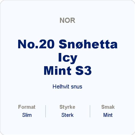 Nor Snus Kjøp Billig Med Fri Frakt Fra 3990 Krboks