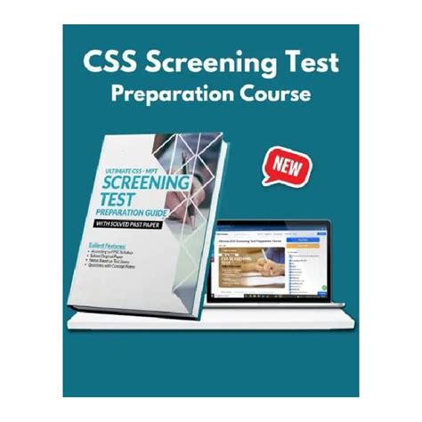 CSS Screening Test Online Preparation Books Clock