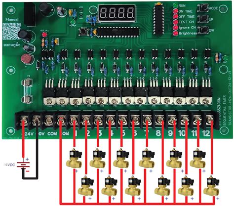 Sequential Timer Transistor In24 Out24 12 V1 Bosszi