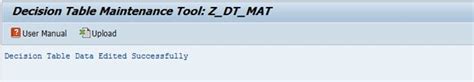 sap abap central brfplus decision table maintenance with wonder