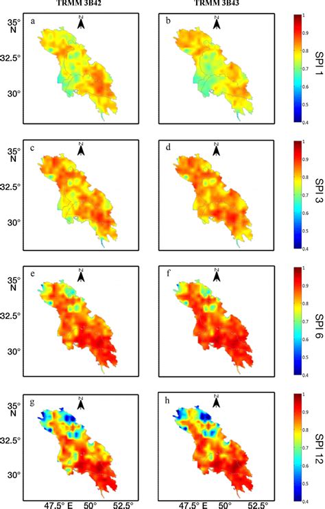 Spatial Distribution Of Correlation Coefficients Of The Standardized Download Scientific