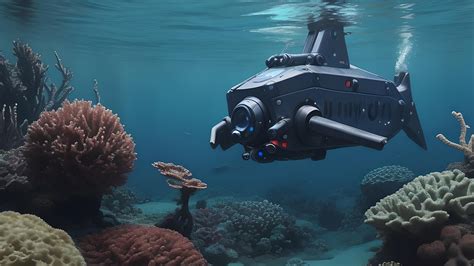 Download Underwater Robots Exploring Marine Exploration Royalty Free Stock Illustration Image