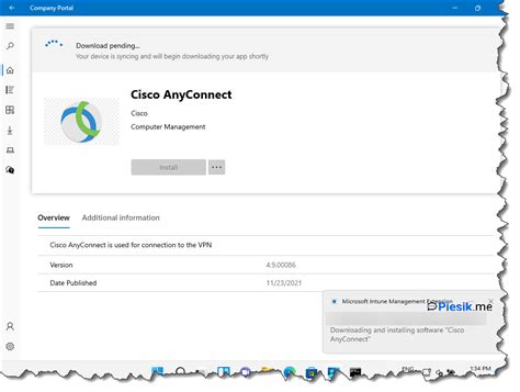 Deploying Cisco AnyConnect By MEM Without MSI Piesik Me