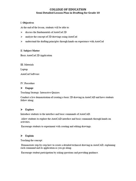 Problem Based Lesson Plan Ed12 Pdf Lesson Plan Technical Drawing