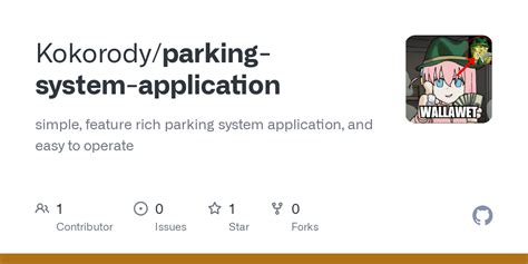 Github Kokorodyparking System Application Simple Feature Rich