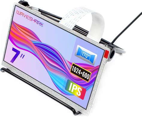 Amazon Com Waveshare 7inch Display Compatible With Raspberry Pi 5 4B 3B Zero Zero W Zero 2W