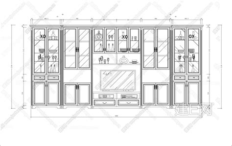 酒柜CAD立面图库施工图下载 施工图酒柜CAD立面图库下载 施工图酒柜CAD立面图库免费下载 建E室内设计网